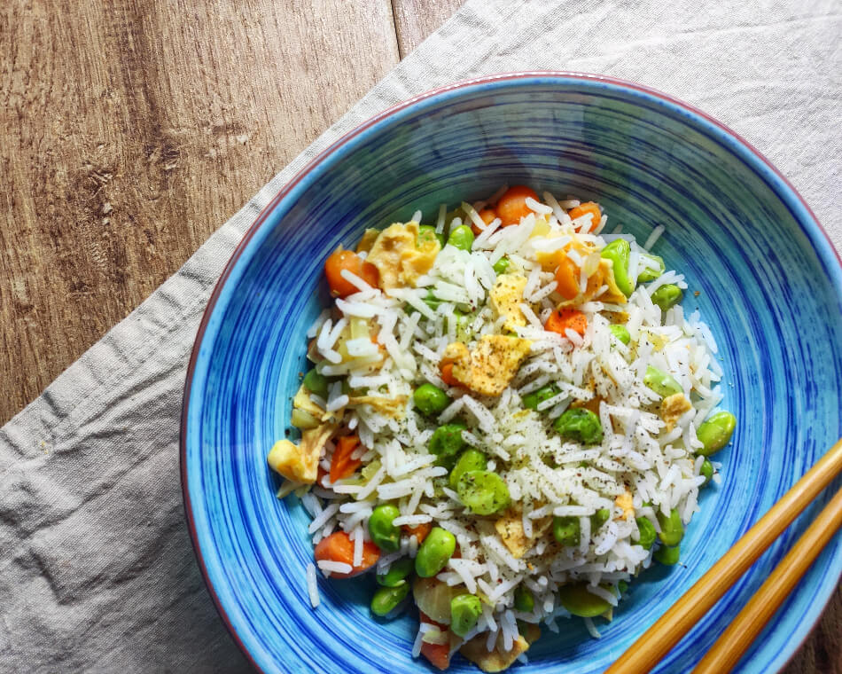 Arroz basmati 3 delicias con edamames – medsuperfoods