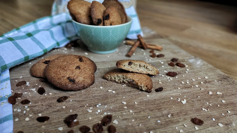 COOKIES DE AVENA Y PASAS (sin gluten) – medsuperfoods